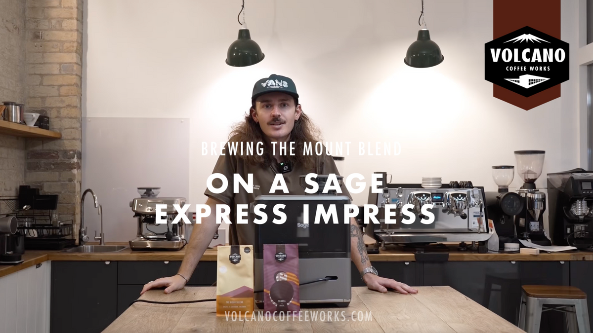 How to Brew on a Sage Express Impress - Volcano Coffee Works