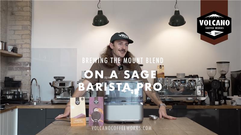How to Brew on a Sage Barista Pro - Volcano Coffee Works