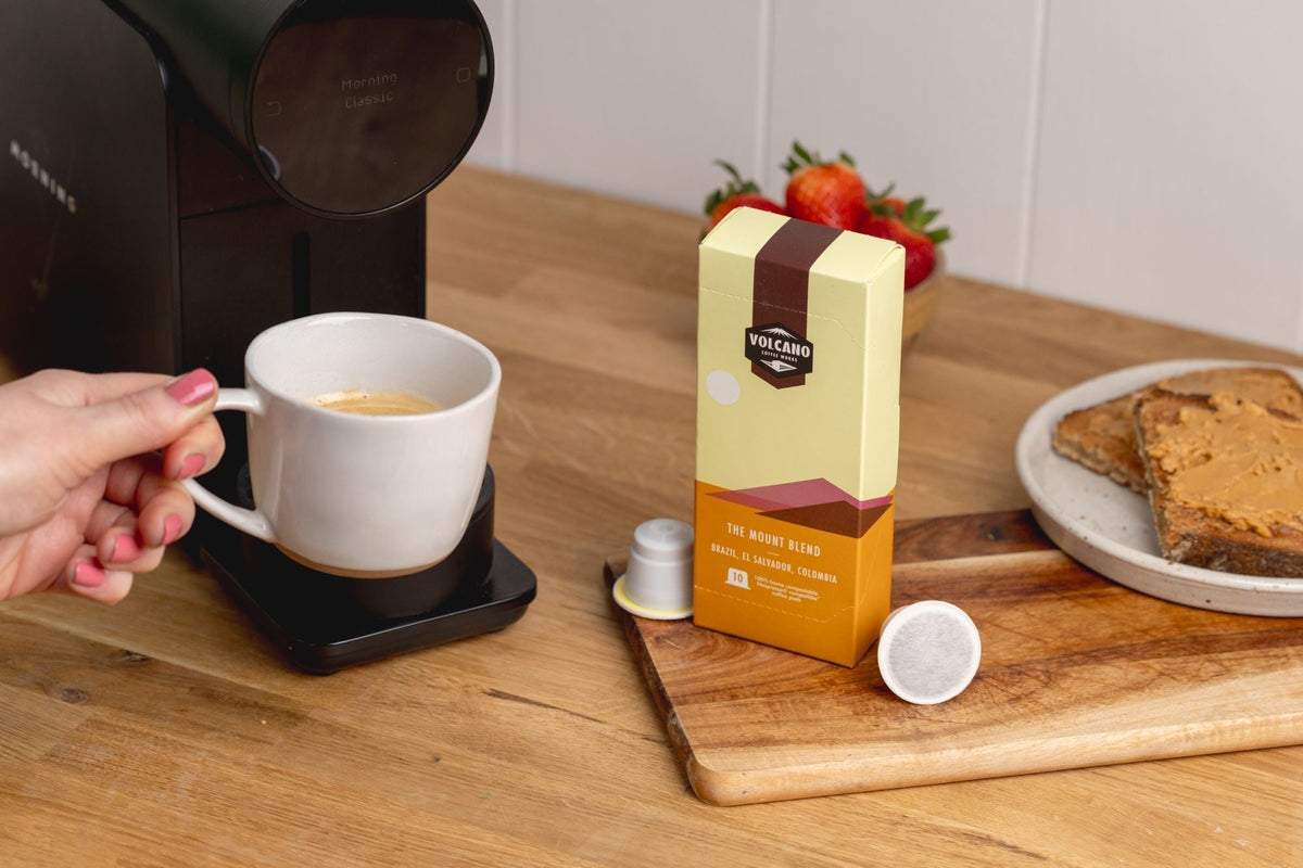 How are our new and improved pods made? - Volcano Coffee Works