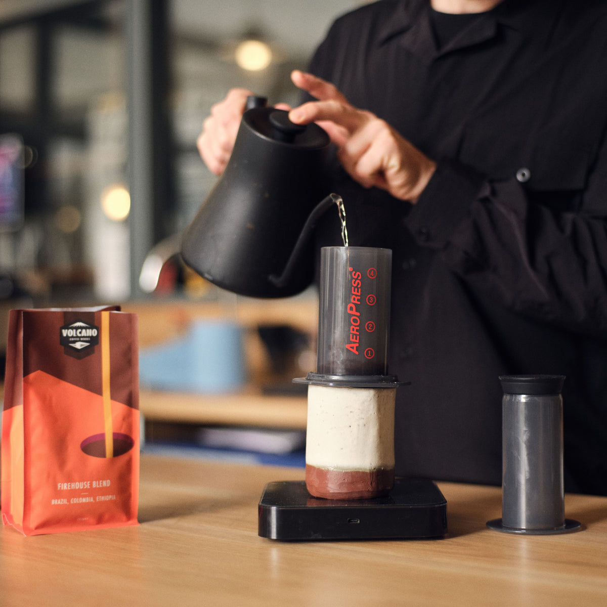 Aeropress | Smooth and Robust Espresso-like Coffee - Volcano Coffee Works