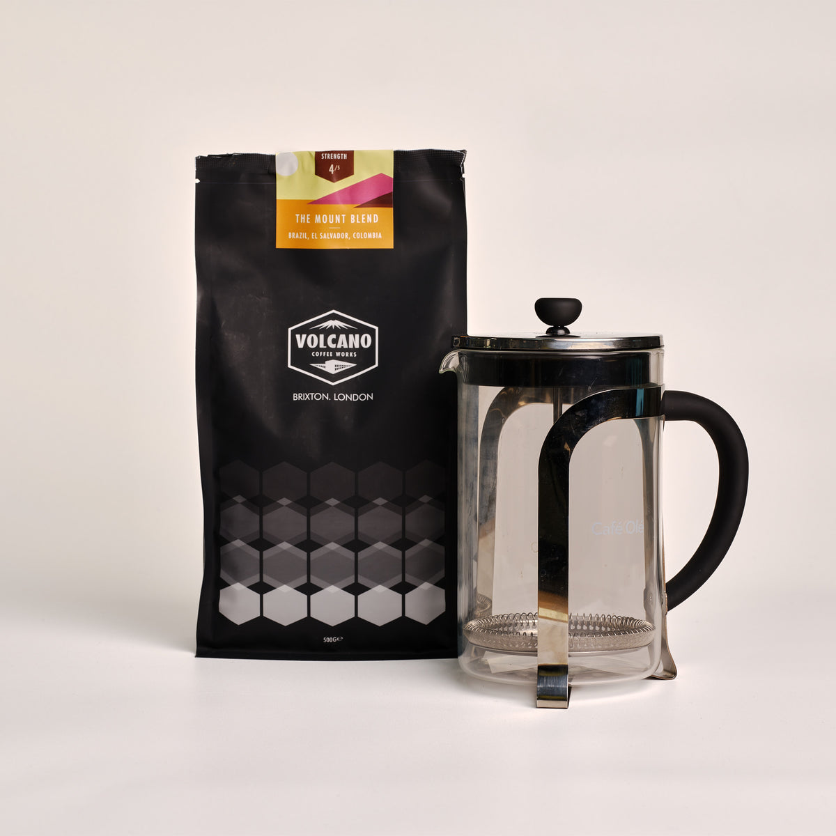 Cafetiere & Coffee Gift Set | Speciality Coffee Gift - Volcano Coffee Works