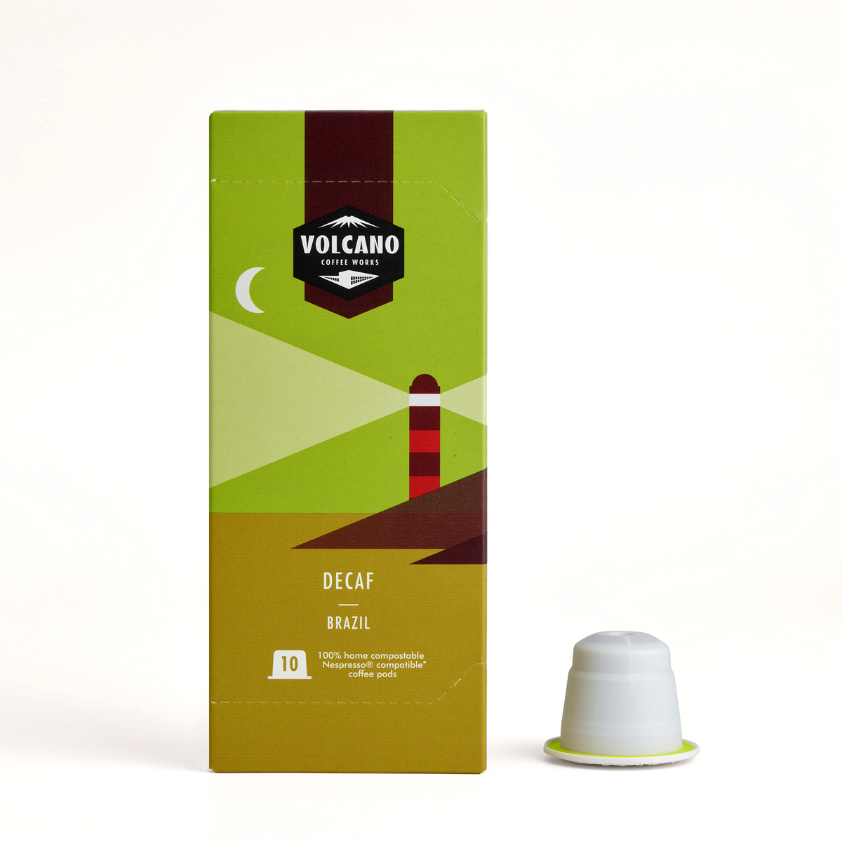 Decaf Compostable Coffee Pods | Nespresso Compatible Pods - Volcano ...